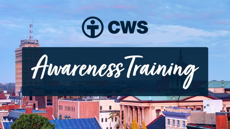 CWS Awareness Training - Saint James & The Urban Well
